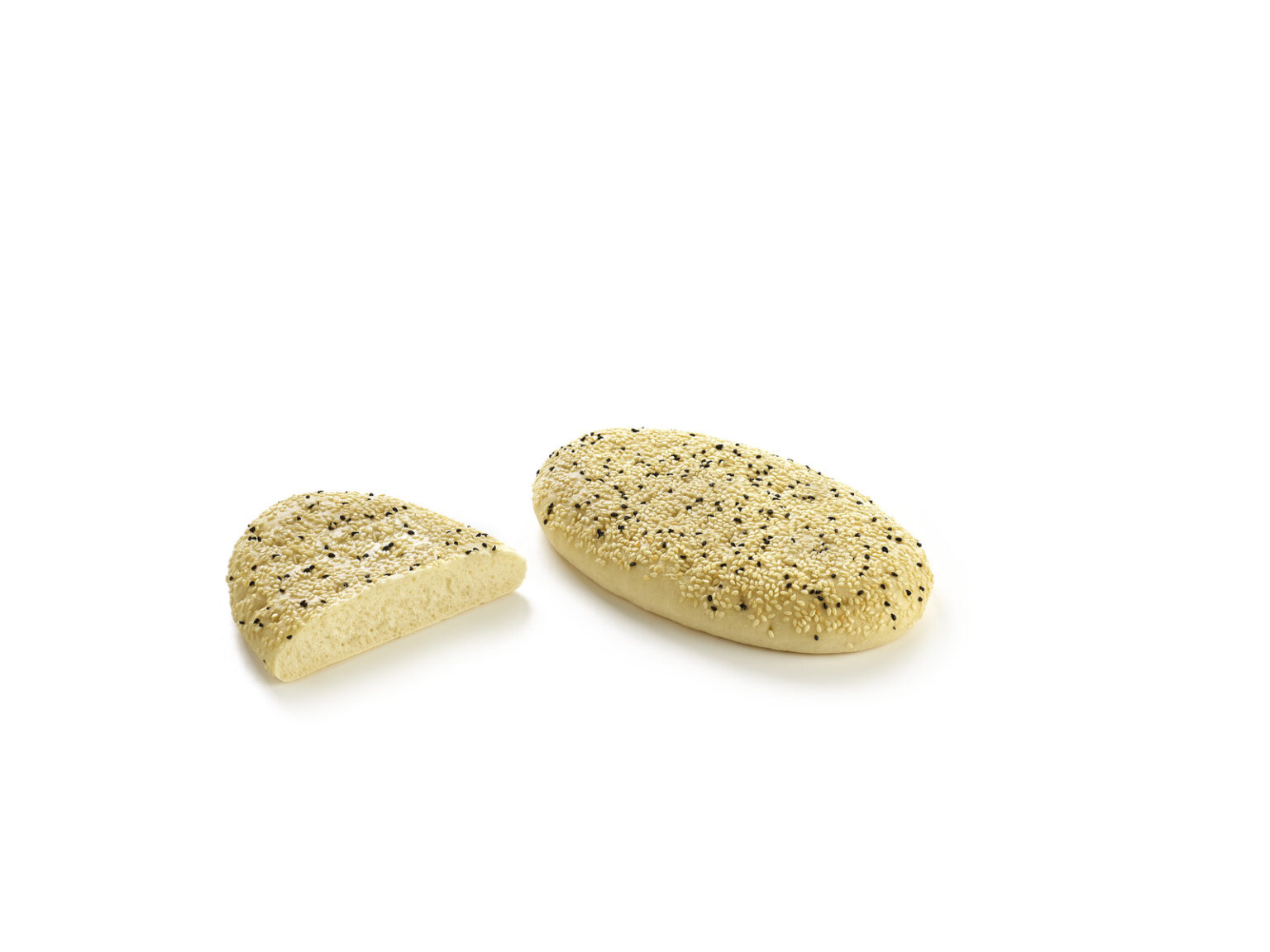 Sesame Nigella Oval Panini (5000898) - LBP Bakeries
